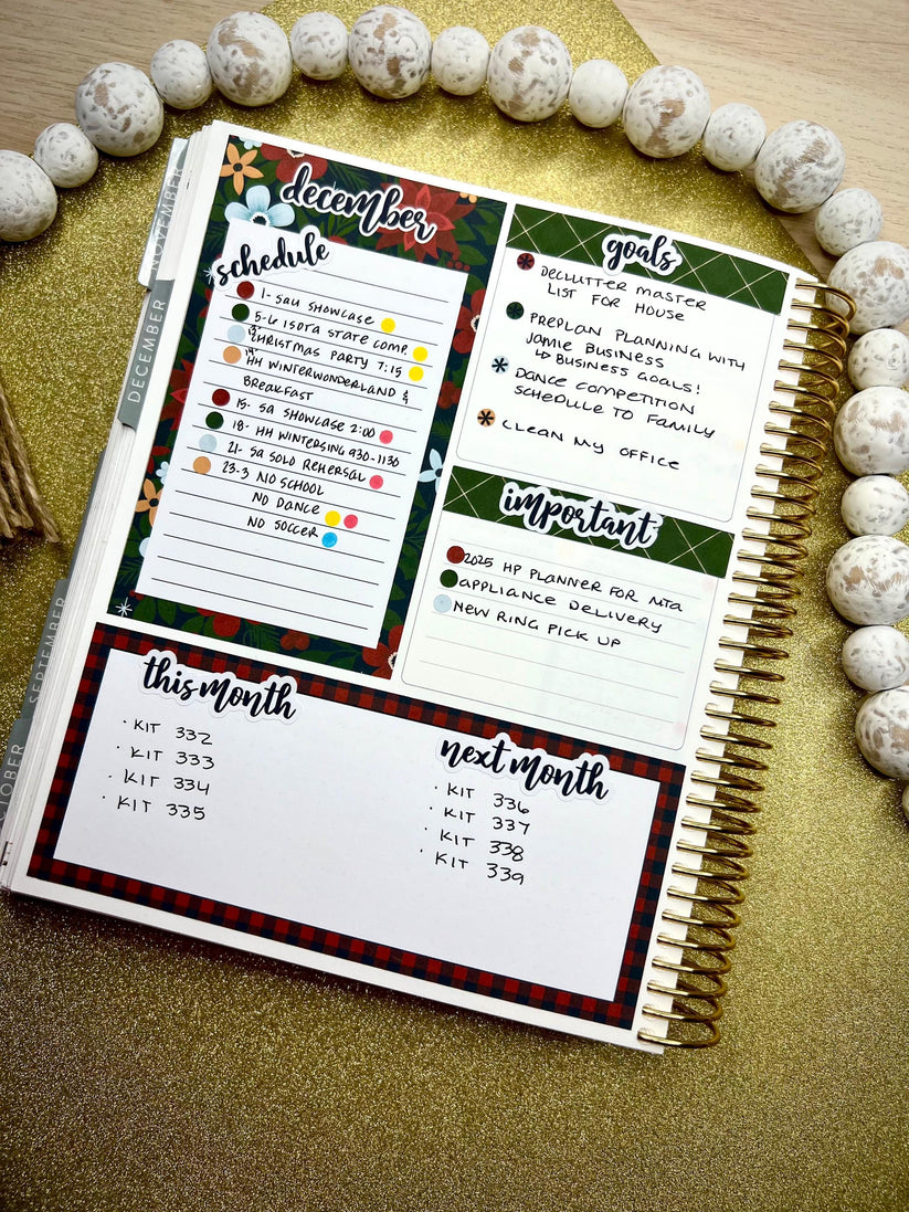 KIT 353 Erin Condren Dashboard Sticker Kit – Planning With Jamie