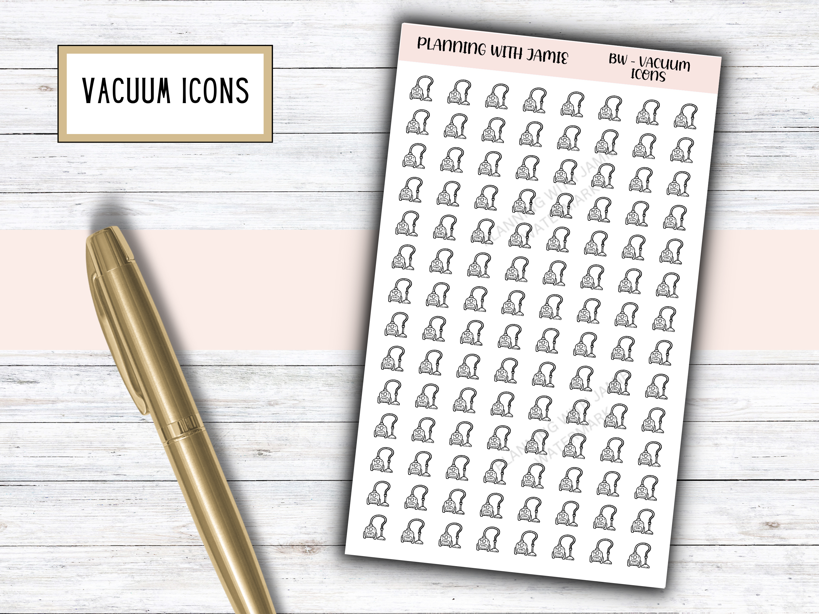 VACUUM ICON – Planning With Jamie